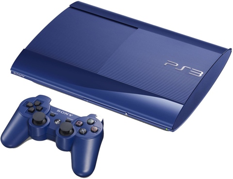 PS3 Super Slim 500GB Azul Descontada CeX PT Buy Sell Donate
